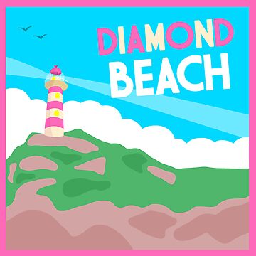 "Royale High Diamond Beach Lighthouse Print" Sticker for Sale by ...