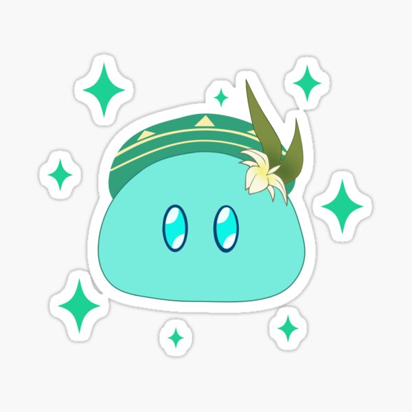 "The Anemo Slime Venti" Sticker for Sale by orianaphotoart | Redbubble