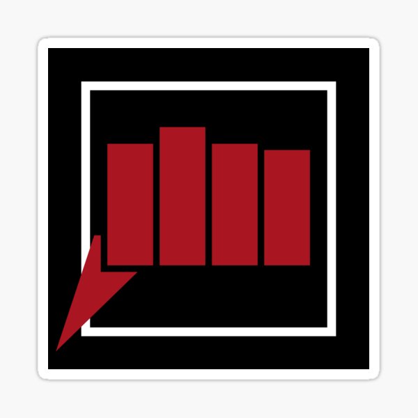 "Karate Fist - Red on Black" Sticker for Sale by Reformed-Brony | Redbubble