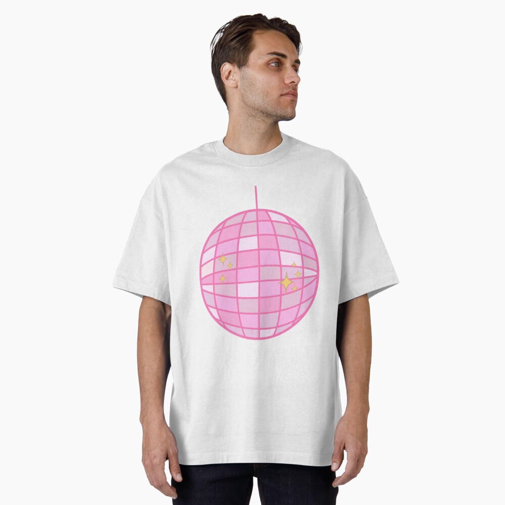 "Pink Mirrorball" Sticker for Sale by ashmacdigitals | Redbubble