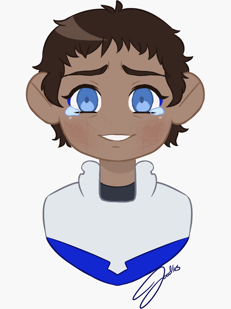 "Sad Blue Paladin Lance" Sticker for Sale by joodlesss | Redbubble