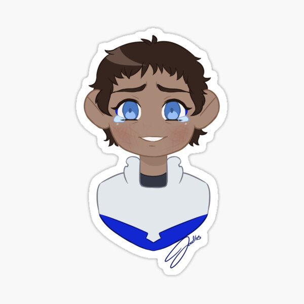"Sad Blue Paladin Lance" Sticker for Sale by joodlesss | Redbubble