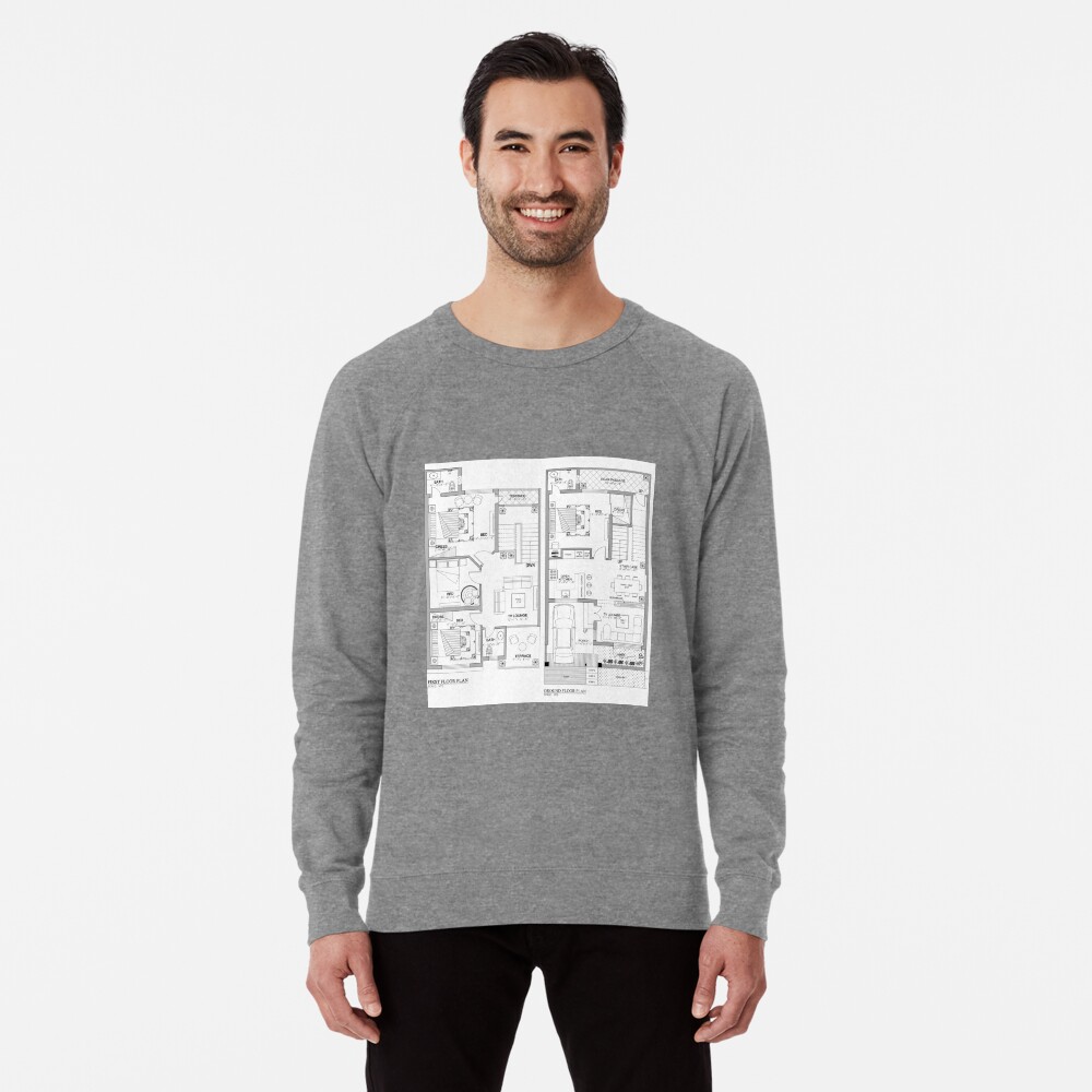 "House plan for architect and engineer " Sticker for Sale by ...