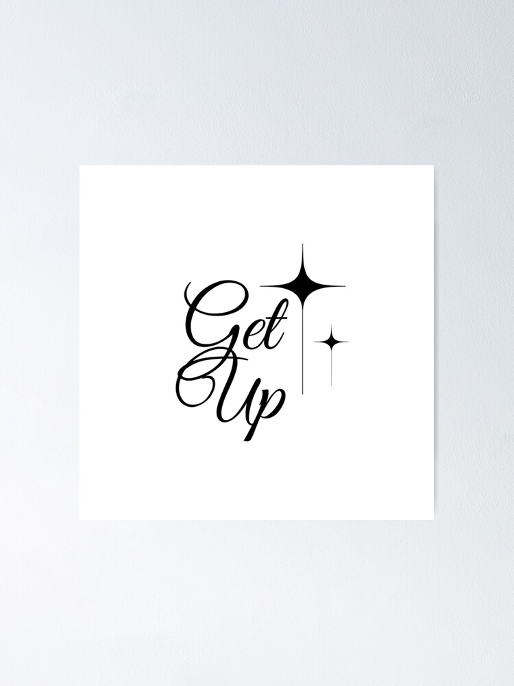 "new jeans get up" Poster for Sale by lunatiris | Redbubble