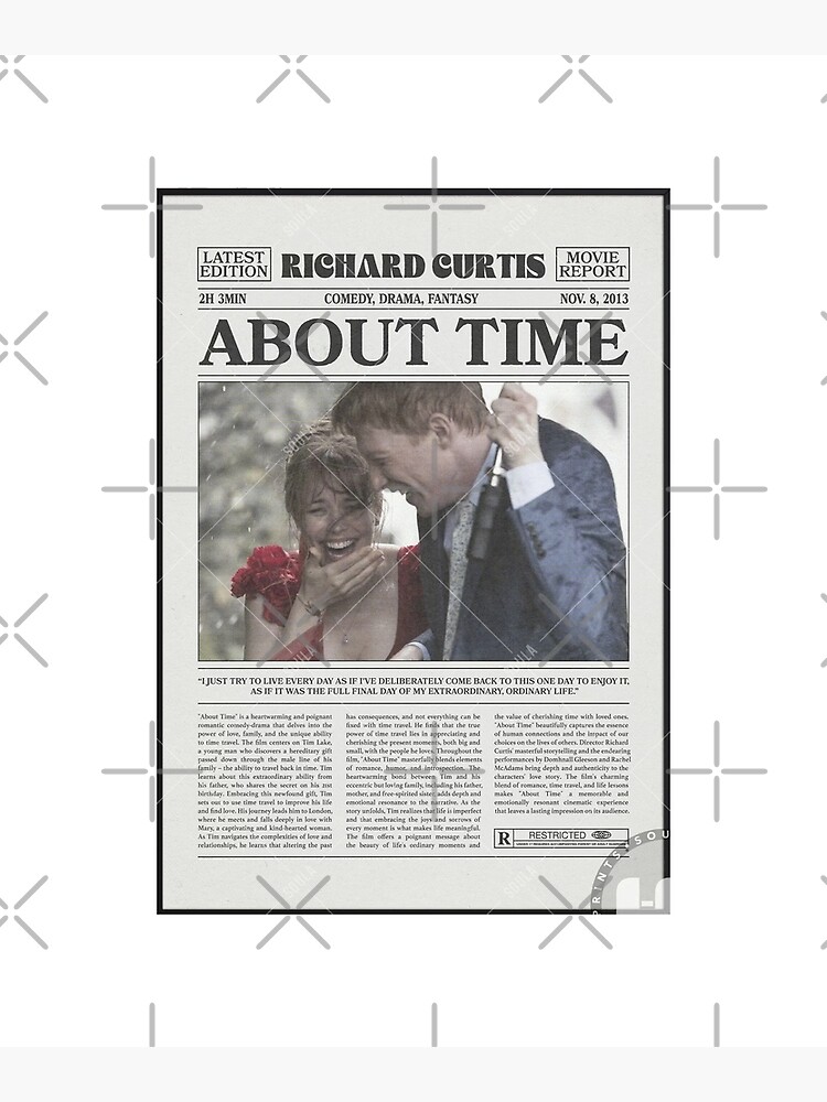 "About Time Movie a About Time Movie a About Time Movie" Art Print for ...