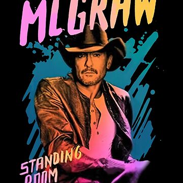 "Tim McGraw 2024 Tour Standing Room Only color" Sticker for Sale by ...