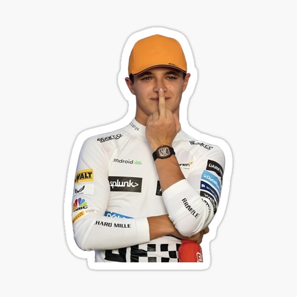 "Norris F1 Driver Middle Finger McLarenF1 Oscar Piastri's Teammate ...