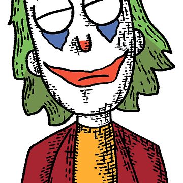 "Rick Joker (III) Transparent Skin" Sticker by KevinRaw | Redbubble