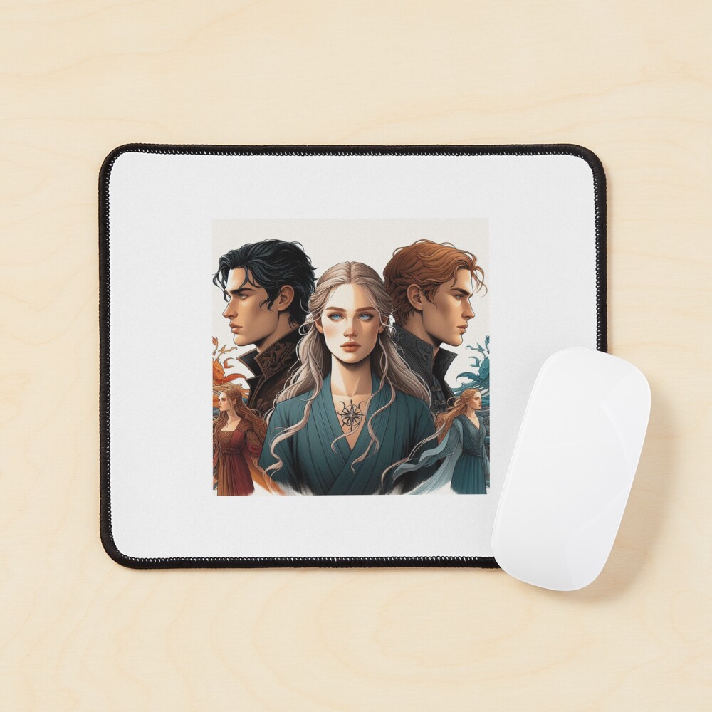 "Illustration of Feyre, Rhysand, Tamlin from the ACOTAR book saga for ...
