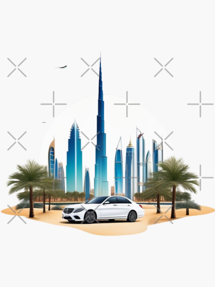 "dubai" Sticker for Sale by ascendiatee | Redbubble
