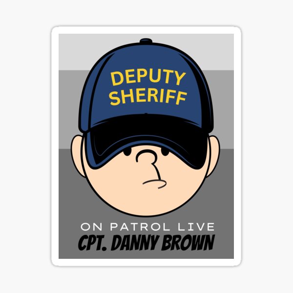 "Captain Danny Brown" Sticker for Sale by americancheez | Redbubble