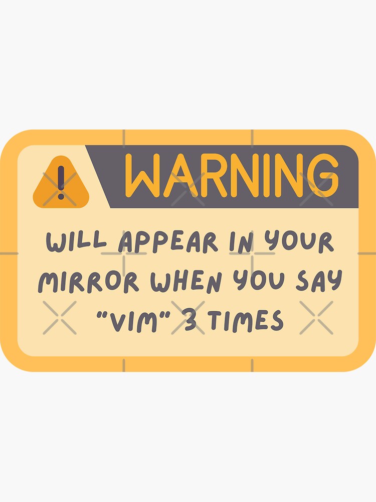 "Vim Neovim sticker" Sticker for Sale by codepuns | Redbubble