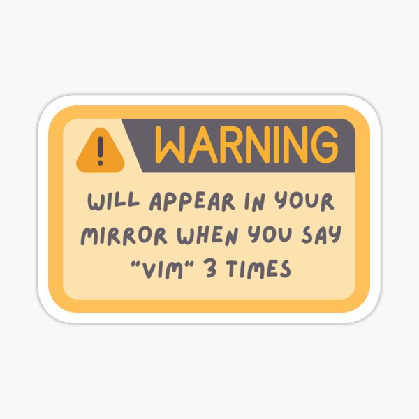 "Vim Neovim sticker" Sticker for Sale by codepuns | Redbubble