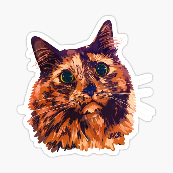 "Tortoiseshell Mocha" Sticker for Sale by jastinamor | Redbubble