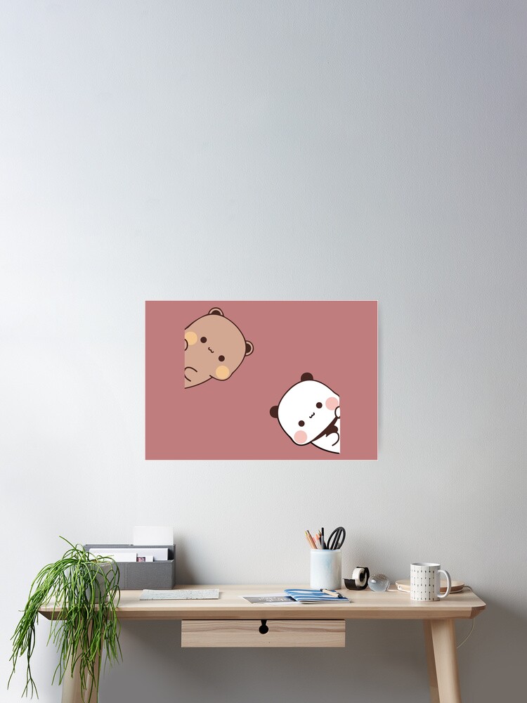 "Hello Looking from BuBu Panda & DuDu Bear " Poster for Sale by Pandety ...