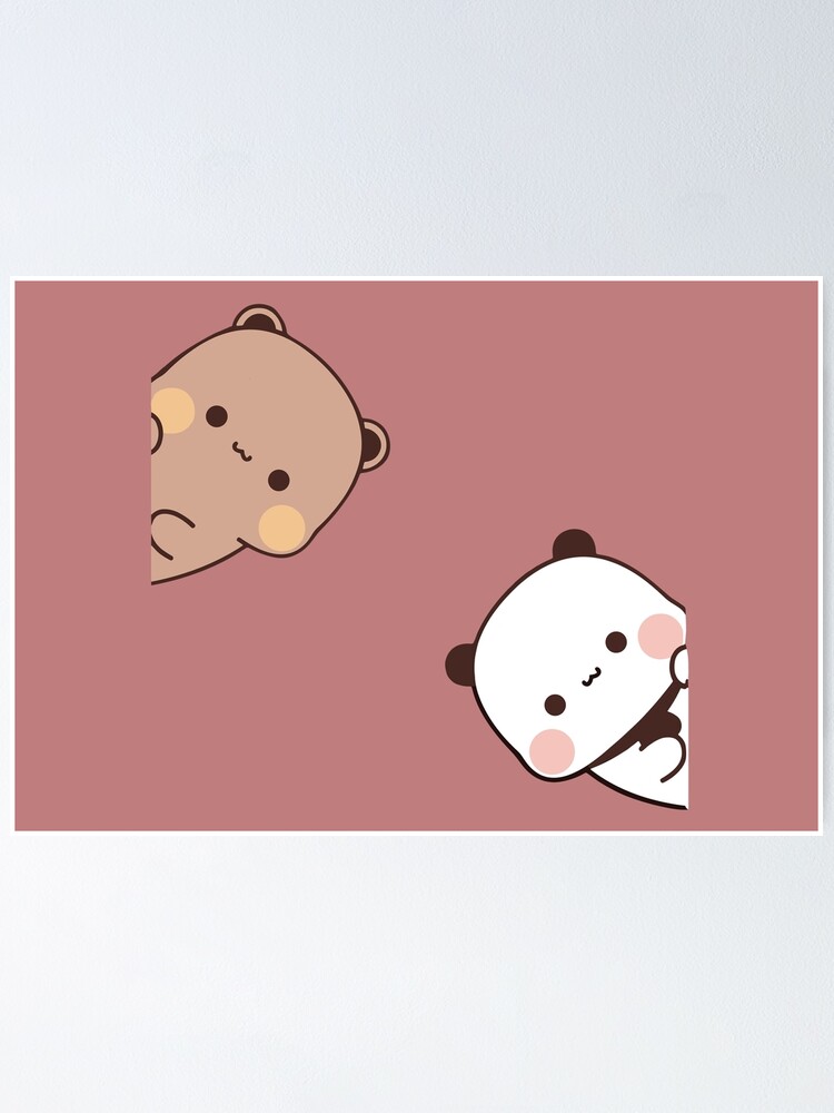 "Hello Looking from BuBu Panda & DuDu Bear " Poster for Sale by Pandety ...