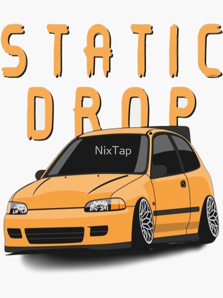 "Static Drop" Sticker for Sale by NixTap | Redbubble