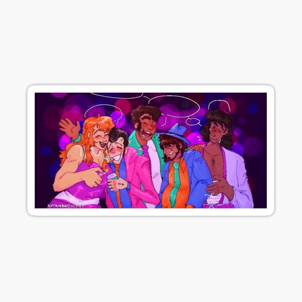 "Lupin III & Company (80s edition)" Sticker for Sale by TnToons143 ...