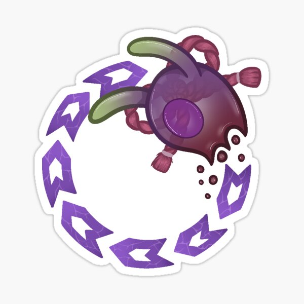 "Genshin Impact Kuki Shinobu Mini Seelie" Sticker for Sale by Blue Bird ...