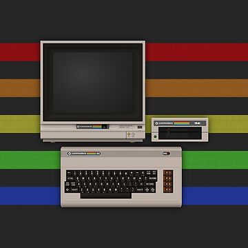 "Commodore 64 Classic Computer" Sticker for Sale by cafemaker | Redbubble