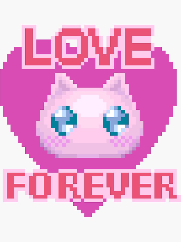 "Needy Streamer Overload - Love Forever Sticker" Sticker for Sale by FrieraArtStudio | Redbubble