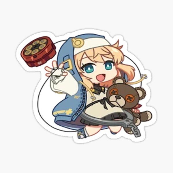"Bridget - Guilty Gear" Sticker for Sale by Tee-thepeartree | Redbubble