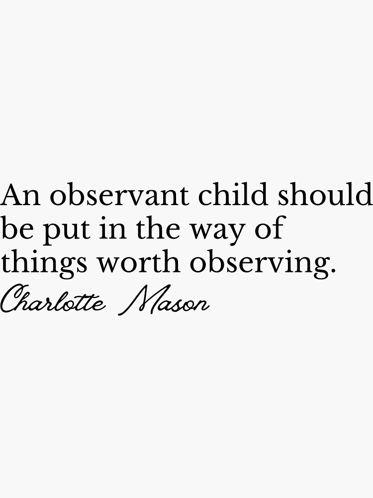 "An Observant Child" Sticker for Sale by normallysara | Redbubble