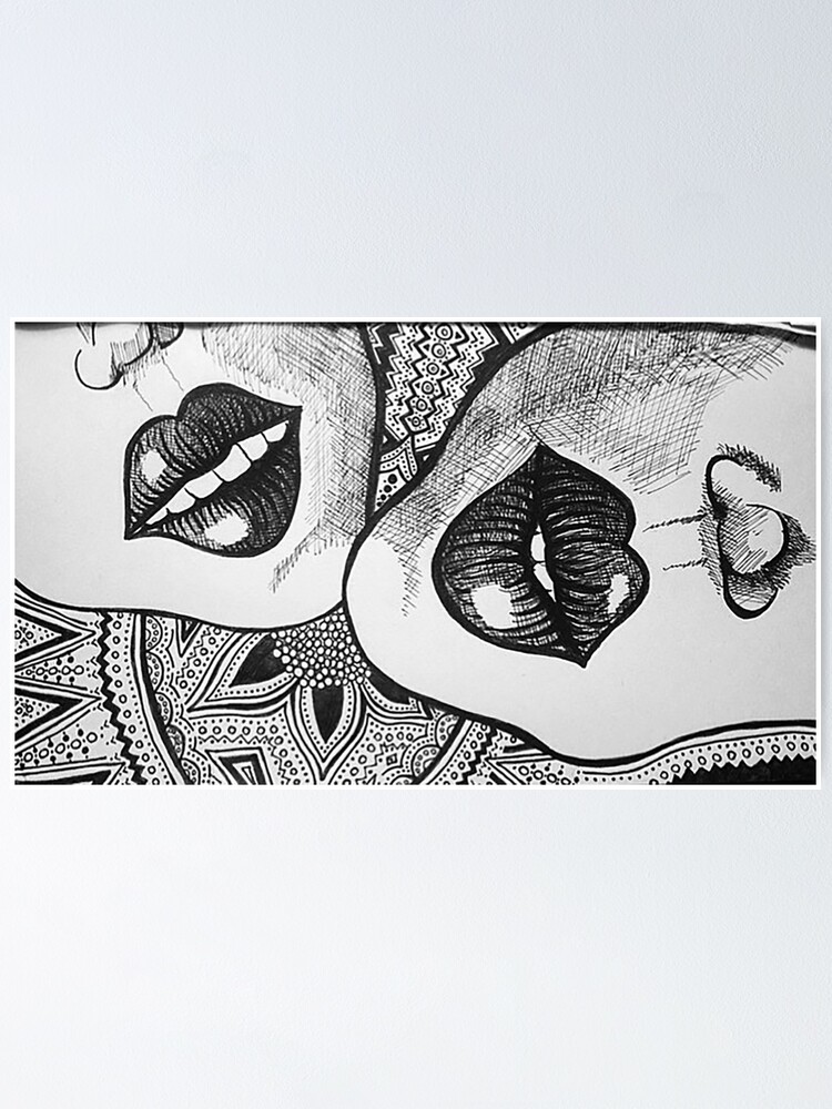 "Split Personality" Poster by paytnart | Redbubble