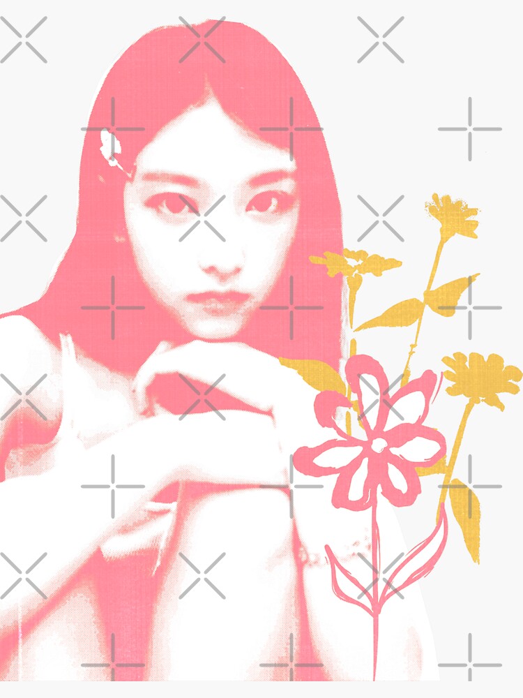 "Haerin New Jeans" Sticker by altervalen | Redbubble