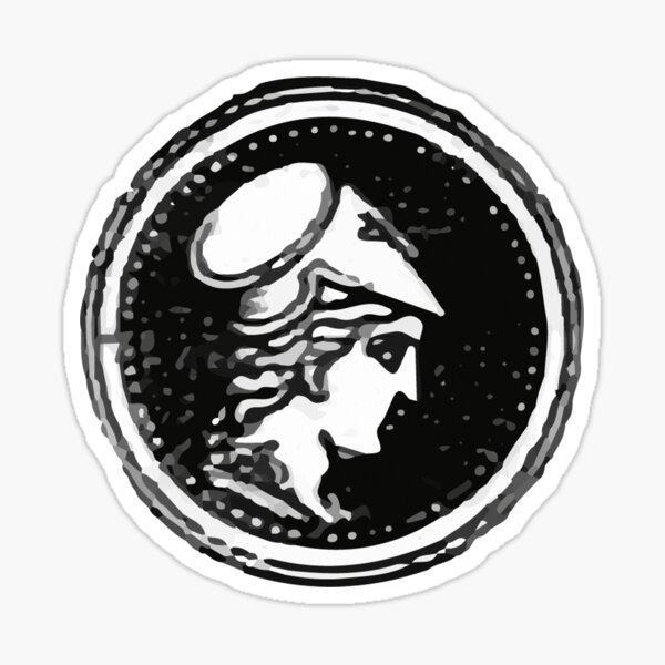"Athena" Sticker for Sale by upopot | Redbubble