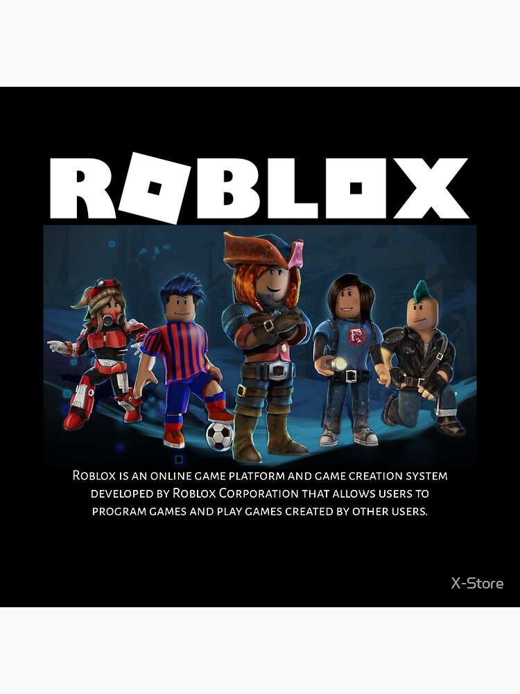 "Roblox simple design " Poster for Sale by X-Store | Redbubble