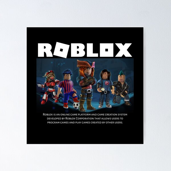 "Roblox simple design " Poster for Sale by X-Store | Redbubble