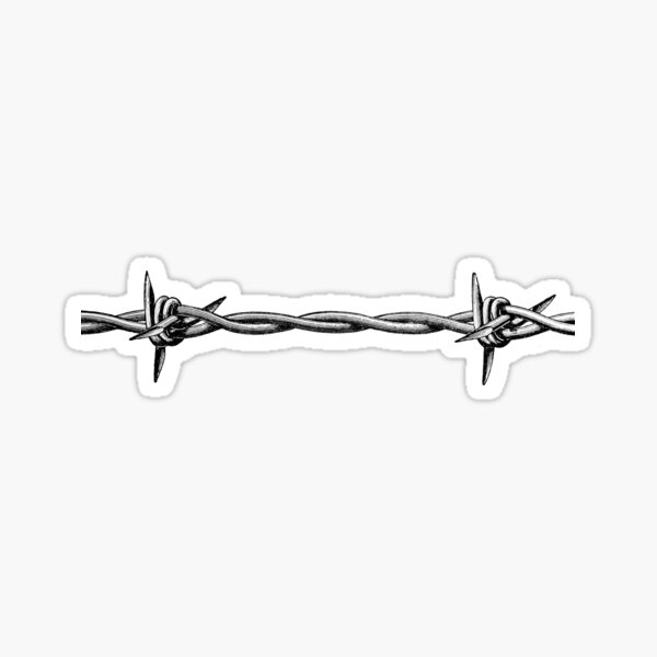 Barbed Wire Stickers | Redbubble