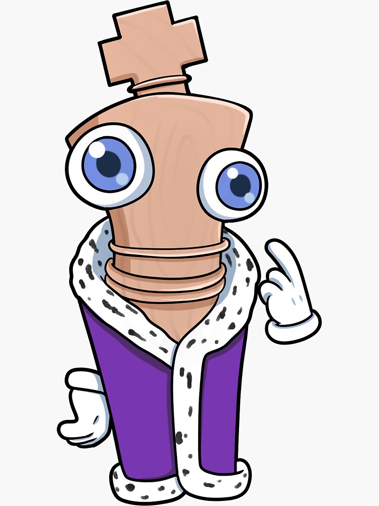 "Kinger Chibi" Sticker for Sale by LalaLaurie | Redbubble