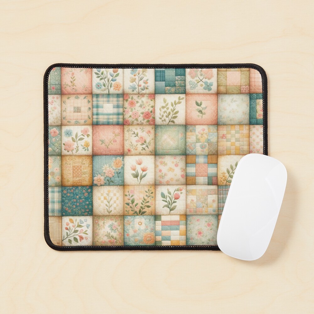 "Spring Inspired Patchwork Quilt Pattern" Sticker for Sale by ...