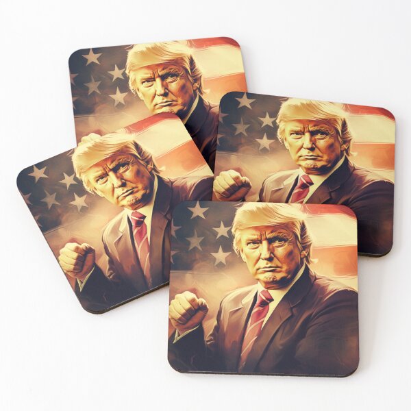 "Donald Trump President 2024" Coasters (Set of 4) for Sale by ...
