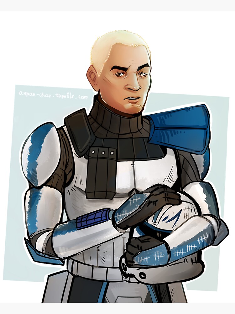 "Captain Rex" Sticker for Sale by SteelClackers | Redbubble