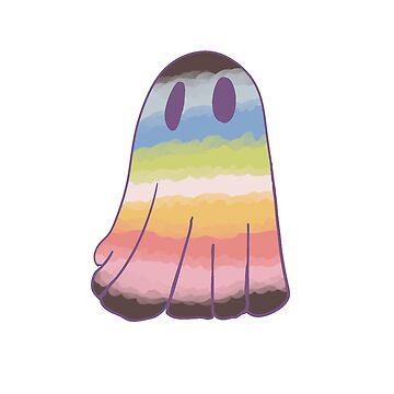 "Queer Ghost " Sticker for Sale by bircheyes | Redbubble