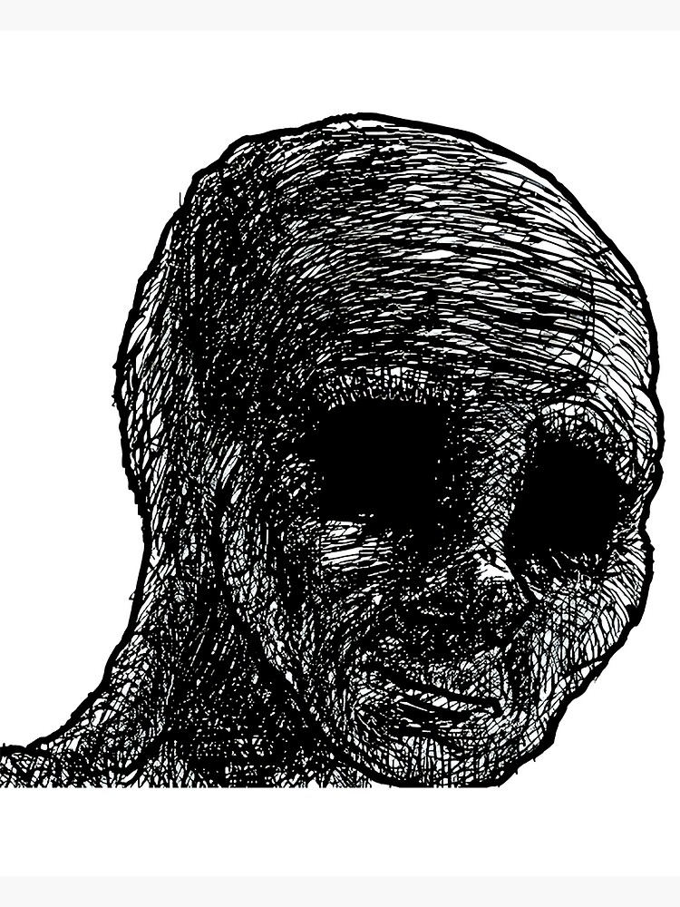 "Depressed And Blackpilled Wojak Meme" Poster for Sale by TeesByPatrick ...