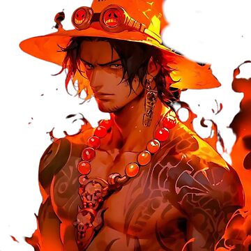 "Ace Fire" Sticker for Sale by Anime8kbuy | Redbubble