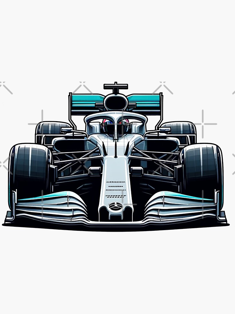 "Formula One Car" Sticker for Sale by ZeroGFX | Redbubble