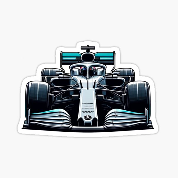 "Formula One Car" Sticker for Sale by ZeroGFX | Redbubble