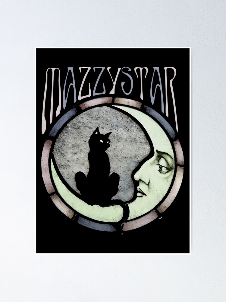 "Mazzy Star Moon And Cat Vintage" Poster for Sale by mendozatolens ...