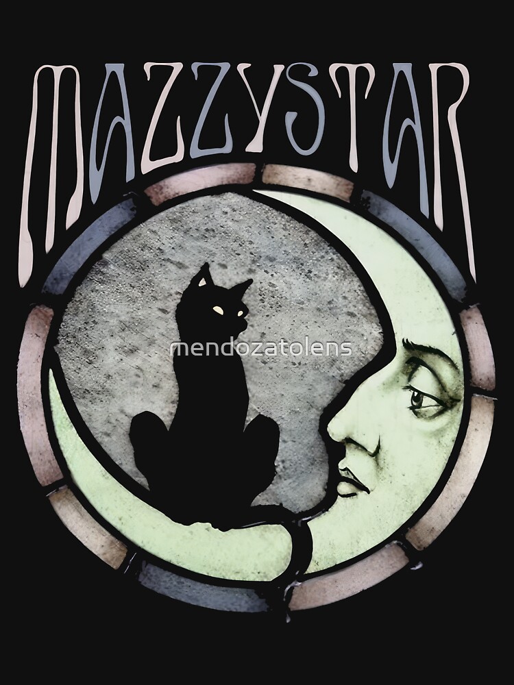 "Mazzy Star Moon And Cat Vintage" Essential T-Shirt for Sale by ...