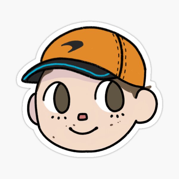 "Oscar Piastri Chibi" Sticker for Sale by plutosdoodles | Redbubble