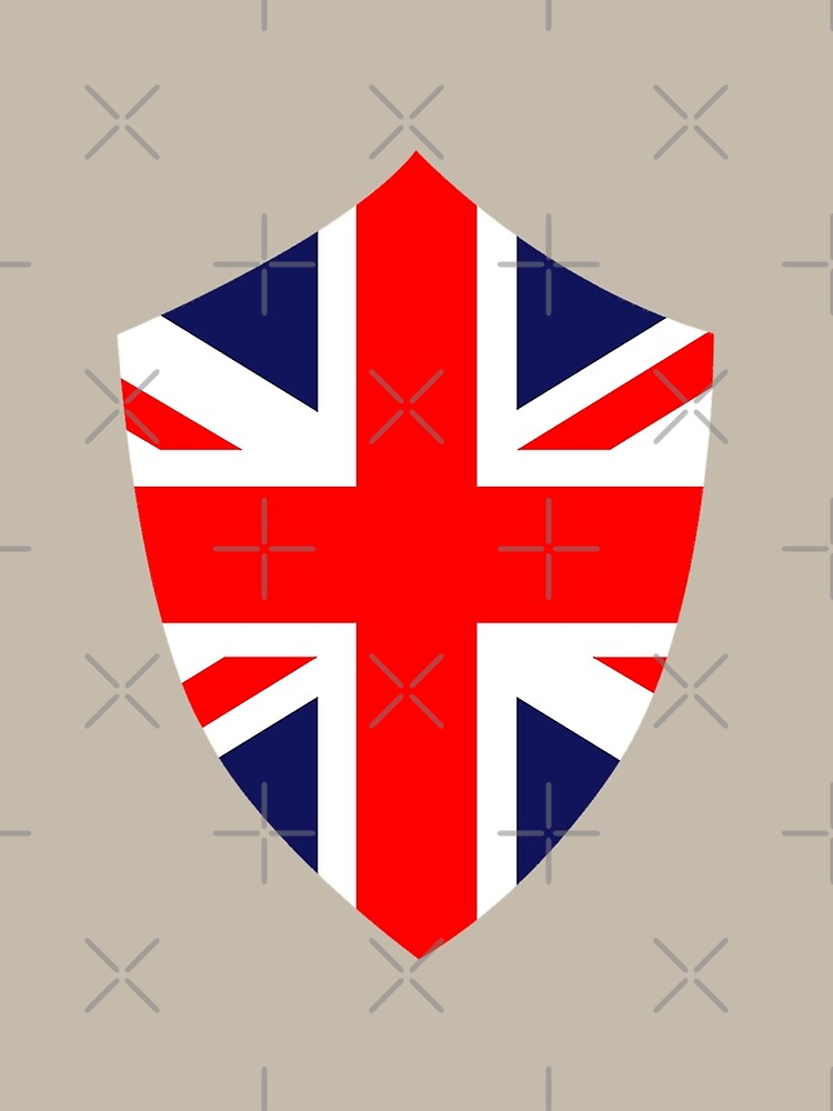 "UK Union Jack-Flag Shield-Patriotic" Scarf by broadmeadow | Redbubble