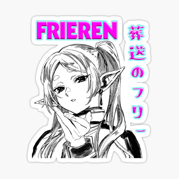 "Frieren" Sticker by Vhitostore | Redbubble