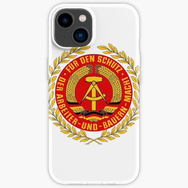 "GDR DDR NVA Emblem - Communist East Germany Army" iPhone Case for Sale ...
