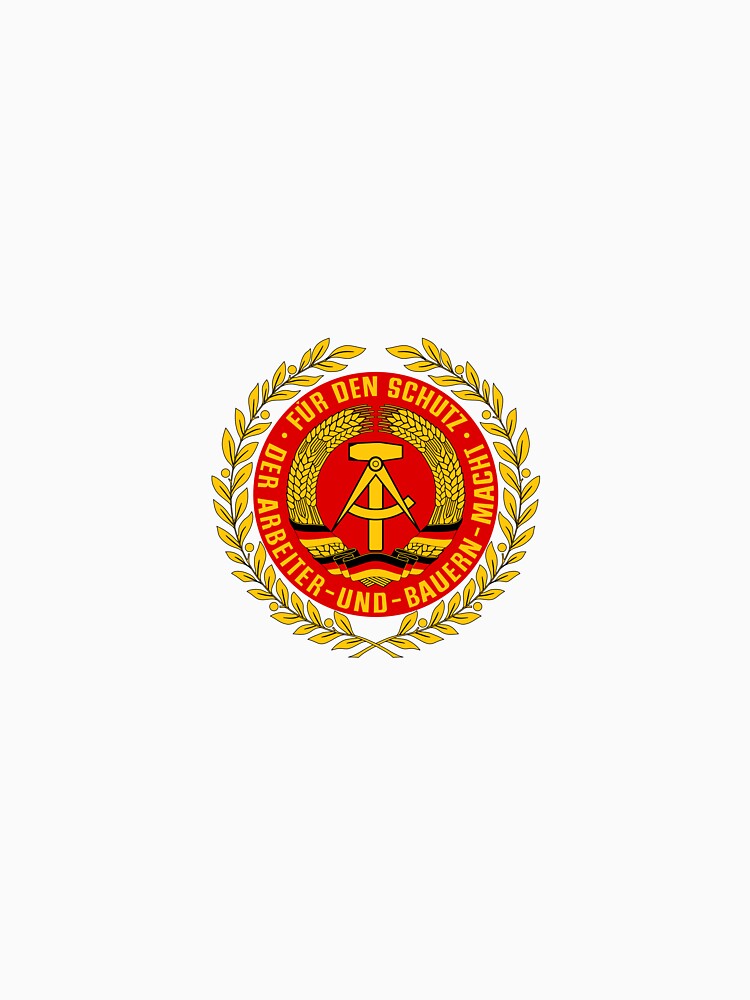 "GDR DDR NVA Emblem - Communist East Germany Army" T-shirt for Sale by ...
