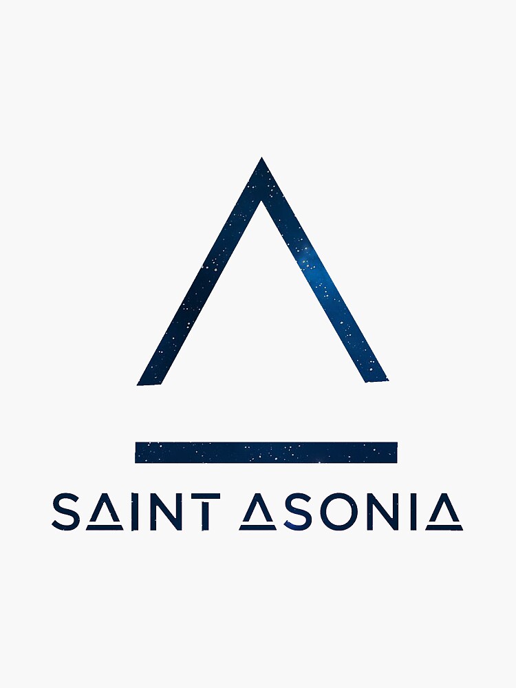 "Saint Asonia" Sticker for Sale by RMBlanik | Redbubble